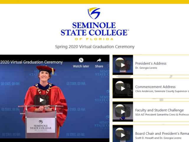 Seminole State’s virtual graduation honors Spring 2020 graduates ...