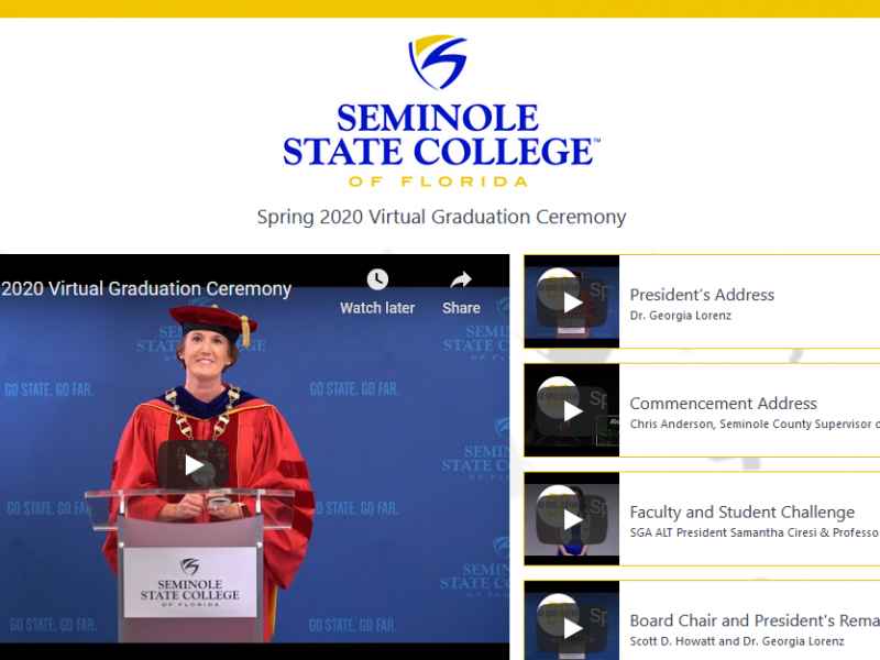 Seminole State’s virtual graduation honors Spring 2020 graduates ...